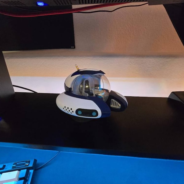 Seamoth From Subnautica - 3D Printed Model With Visible Interior and ...