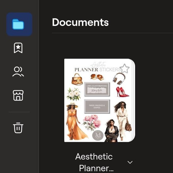 2025 Digital Planner, for Goodnotes Notability | iPad & Tablet | Black ...
