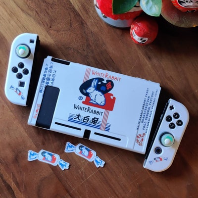 Custom WHITE RABBIT Nintendo Switch Soft-shell Case - Etsy