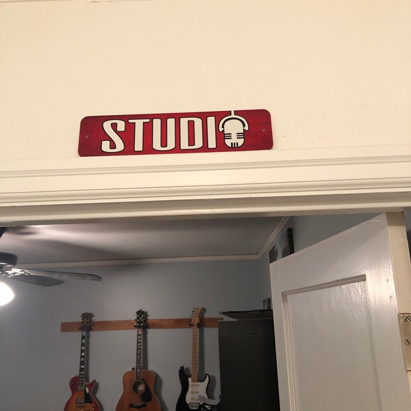 Metal Sign RECORDING STUDIO Sound Mixing Audio Engineer Music ...