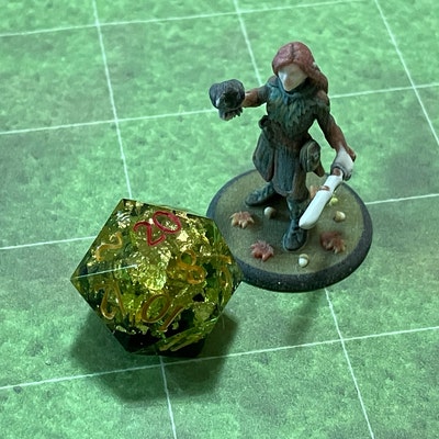 Death's Rebuke Dice Set for Dnd 7 Piece Sharp Edge Resin Dice Set ...
