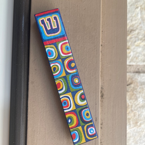 Hebrew /english Jewish Peace Symbol Wood Art Panel - Etsy