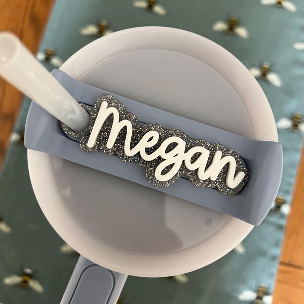Personalised Tumbler Topper Cup Topper Name Personalised Mug Topper ...