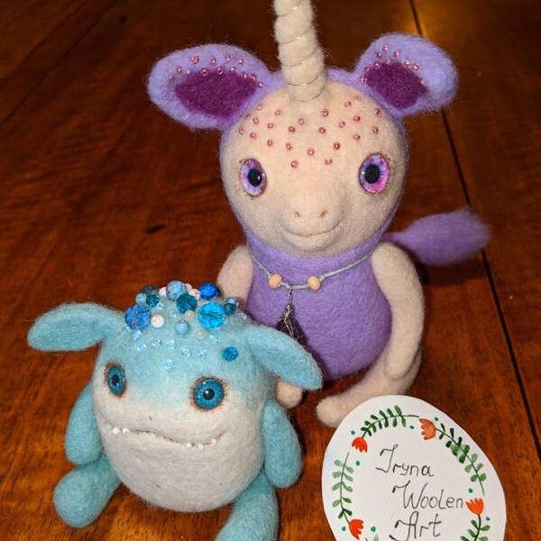 Sea Slug Nudibranch Nembrotha Yonowae Wool Needle Felted Toys Kawaii ...