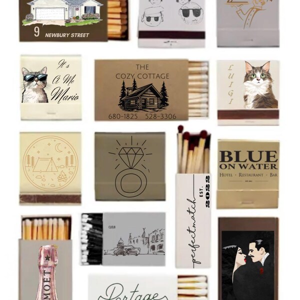 Blank Matchbook Template, Neutral Matches, Beige Brown Colors, Shadow ...