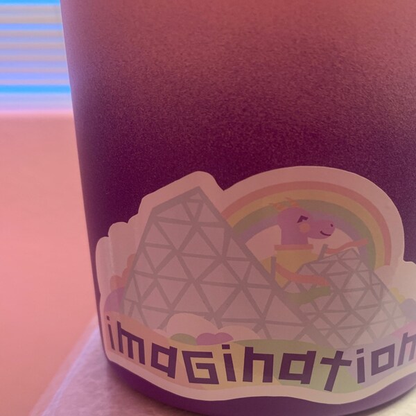 Figment of Imagination Cute Vinyl Small Sticker Design - Etsy