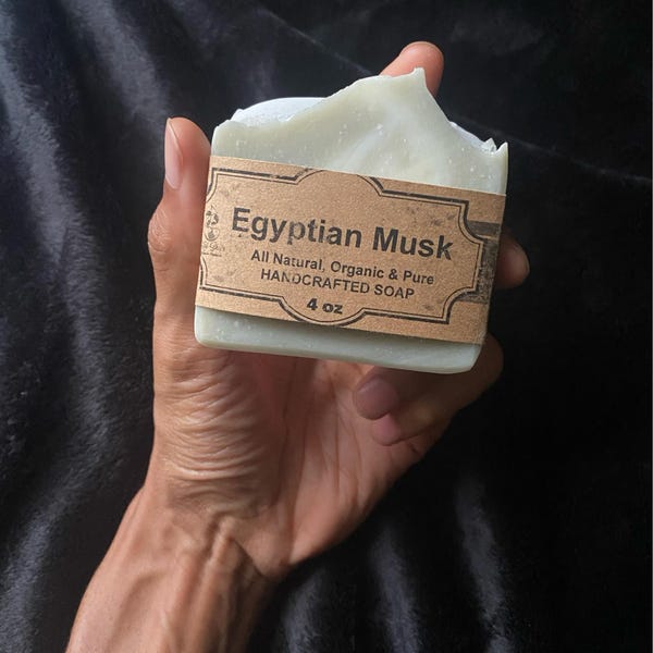 Handmade Egyptian Musk Soap: Natural Shea Butter Soap (4 Oz) - Etsy