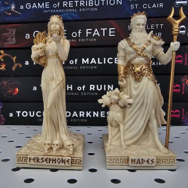 Vintage Persephone Mini Statue - Small Hand-painted Ancient Greek ...