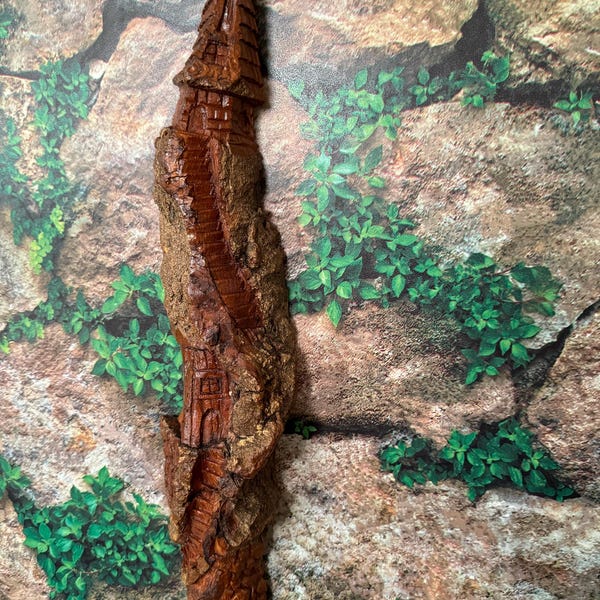 Wood Spirit Bark Carving - Etsy