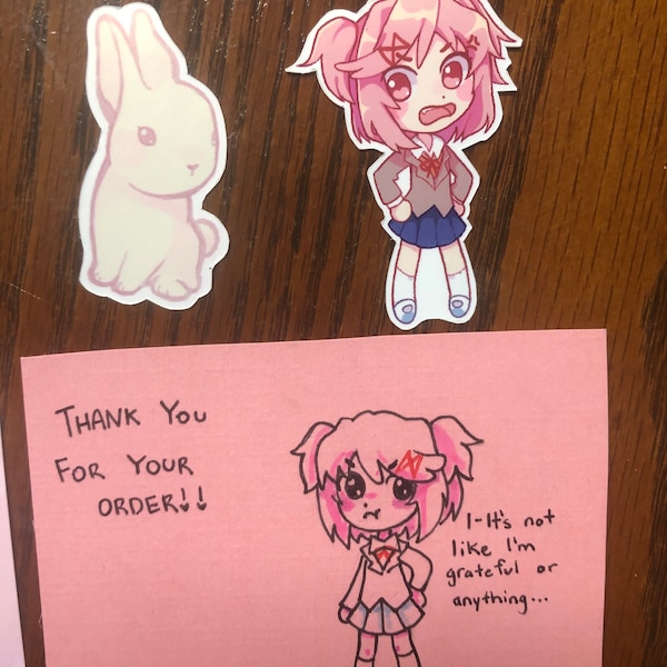 DOKI DOKI Sticker Set - Etsy
