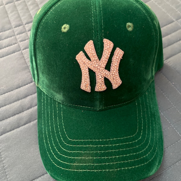 NY Velevet Bling Hat - Etsy