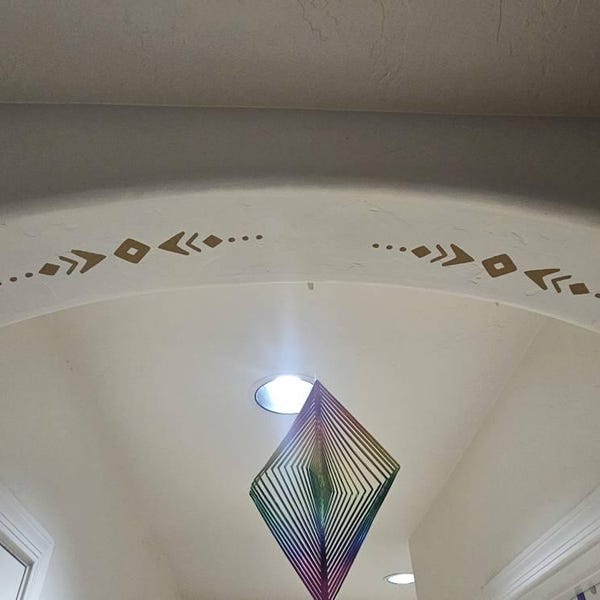 Tribal Pattern Wall Decals - Modern Wall Stickers, Boho Nursery Decor ...