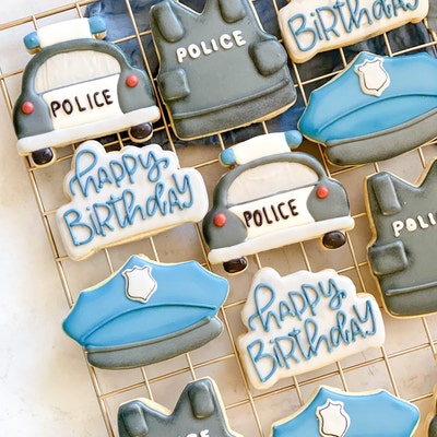 Police Policeman Cop Hat Cookie Cutter - Etsy