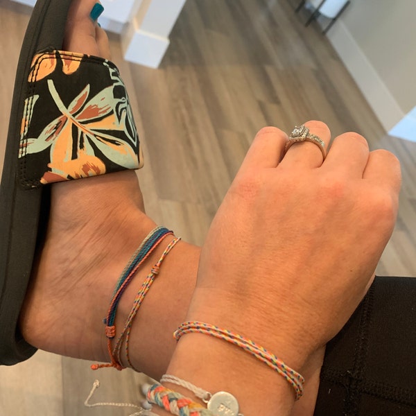 Surfer Beach Anklet for Men or Women - Mens Boho Ankle Bracelet ...
