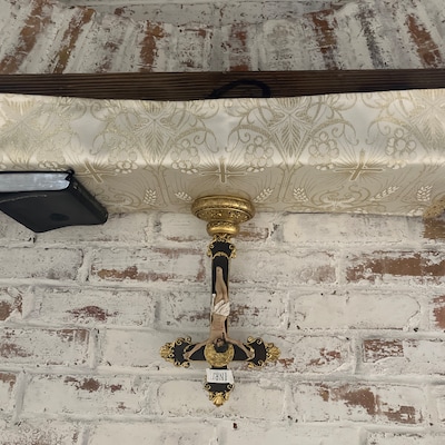 Altar Cloth Catholic Christian Home Prayer Table Runner Blue Metallic ...