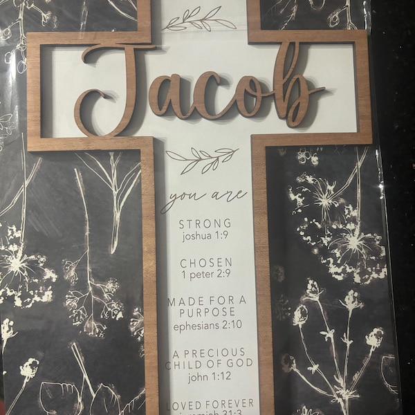 Bible Bookmarks, Personalized Baptism Gift, First Communion ...