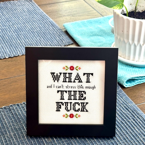 Funny Dog Lover Cross Stitch PDF Pattern | Introvert Embroidery ...