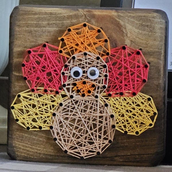 DIY Rainbow Bunnies String Art Kit - Etsy