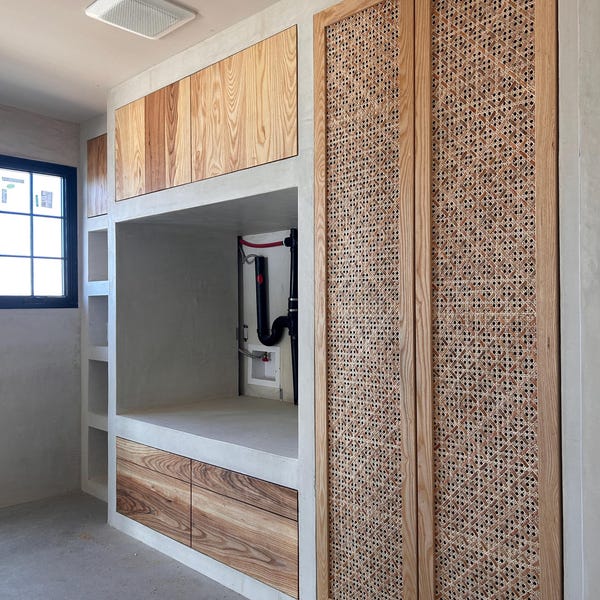 Luxury Design-rhombic Pattern Natural Cane Sheet Rattan Closed Weave ...