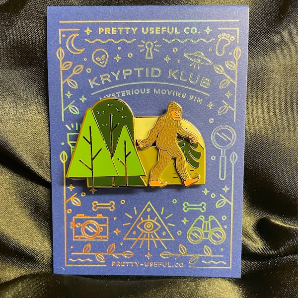 Nessie Sliding Enamel Pin - Etsy