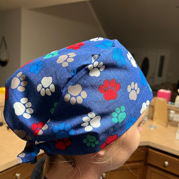 Scrub Cap Style#1 Sewing Pattern, Printable Scrub Hat Sewing Pattern ...