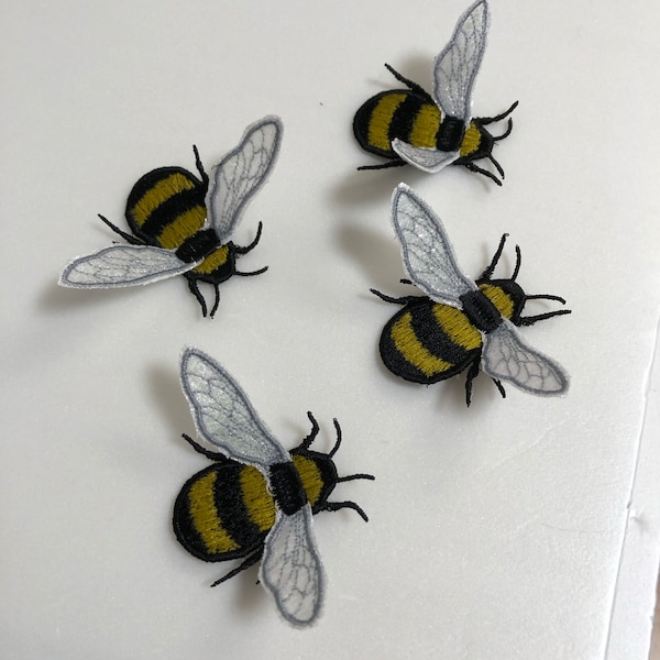 Bee Brooch FSL Machine Embroidery Design Digital Embroidery Pattern ...