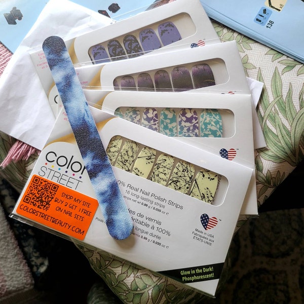 Color Street PEDICURE Nail Strips * 100% Real Nail Polish * Made in the ...