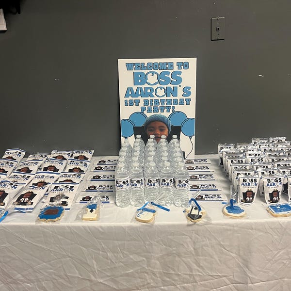 Royal Blue Boy Baby Boss Bundle, Boy Baby Boss Bundle, Baby Boss Party ...