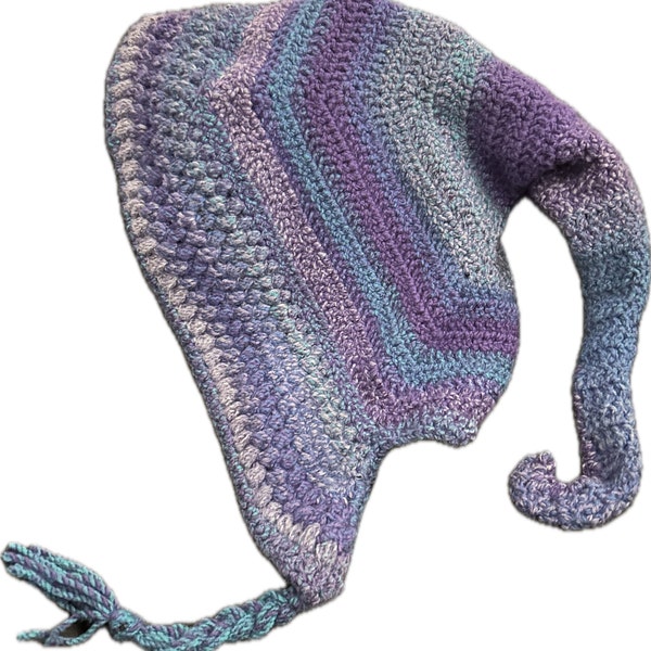 CROCHET Jester Hood PATTERN, "jester Hood" Clown Hat - DIY Pdf Download ...