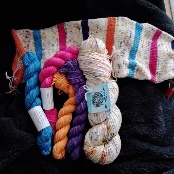 4 Ply Yarn Sock Set 100g or 50g 20g Skeins Calluna Heather Hand Dyed ...