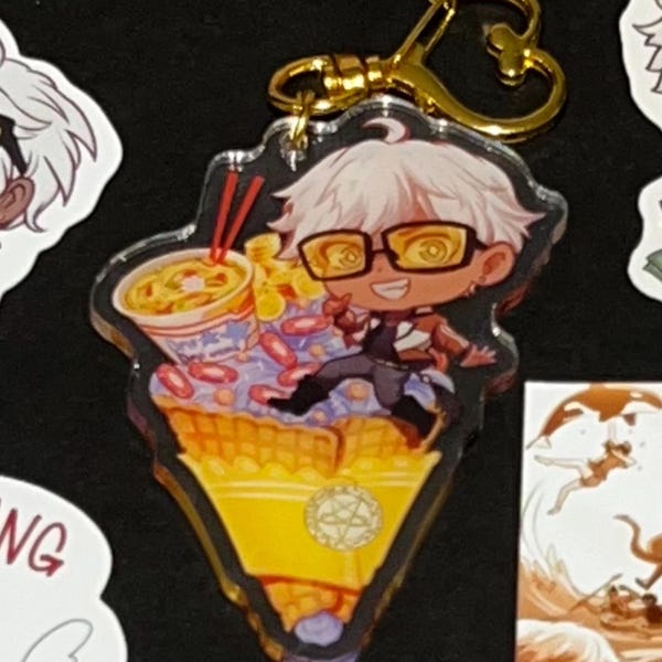 Obey Cafe Crepe Keychains~! - Etsy
