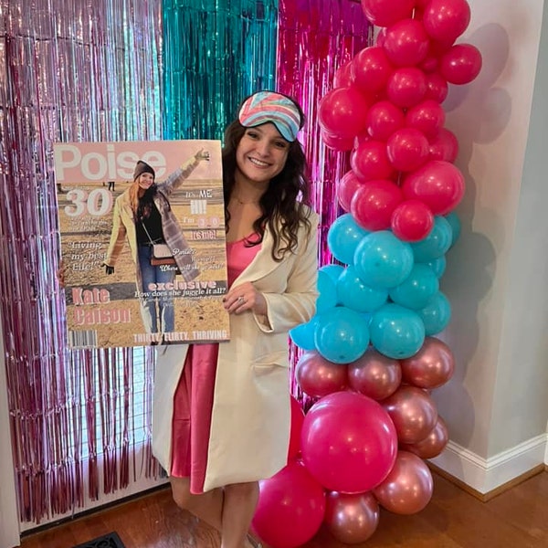 13 Going on 30 Custom Sparkle Magazine Cover - Etsy