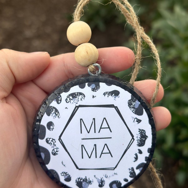 MAMA Leopard Cardstock Round Digital Downloads | Cardstock Image for ...