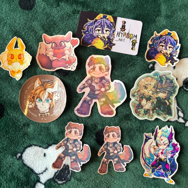 Laios Dog Dungeon Meshi Laminated Sticker - Etsy