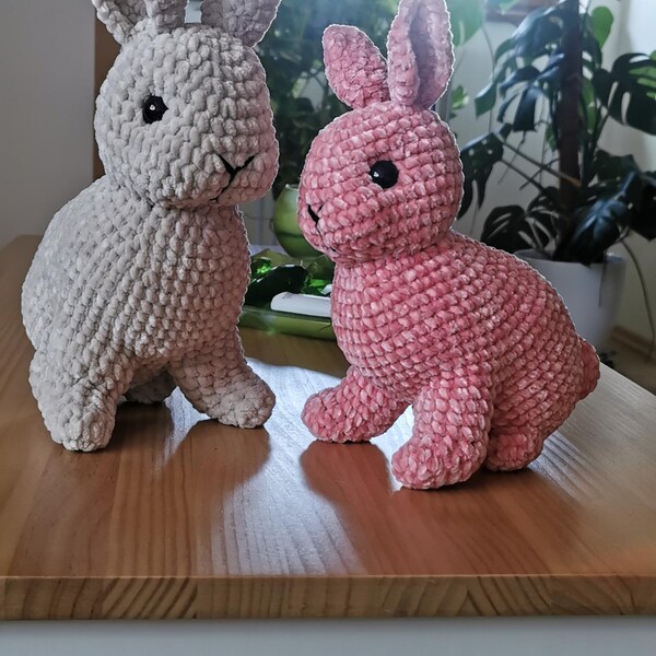 Crochet Pattern Realistic Mini Bunny Rabbit Amigurumi English PDF ...