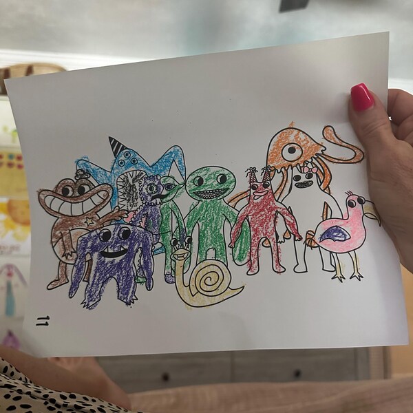 Roblox-inspired Rainbow Friends Characters PNG Digital Download: Ideal ...