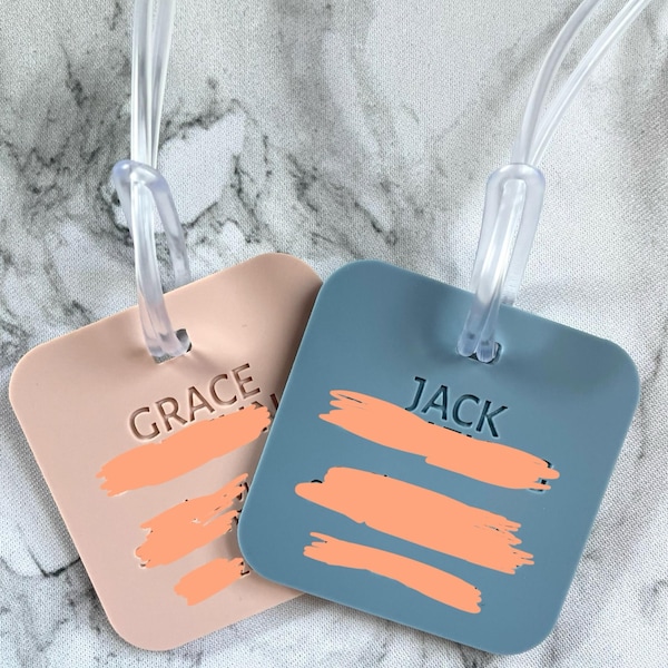 Backpack Tags Personalized, Luggage Tag, Bag Tags, Name Tags for ...
