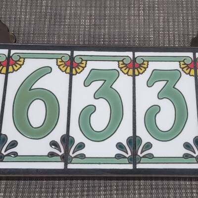 Hand Glazed Tile Arabesque Quetzal Mural - Etsy