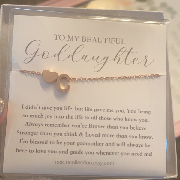 Goddaughter Gifts From Godmother Goddaughter Necklace Goddaughter ...