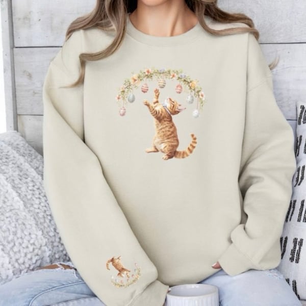 Gildan 18000 Sand Sweatshirt Sleeve Mockup | G180 Sand Crewneck Sleeve ...