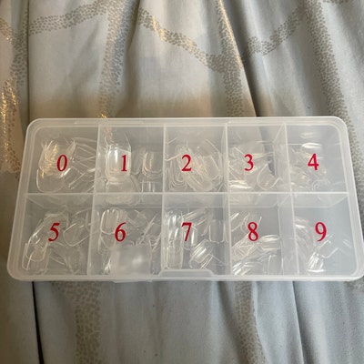 500 Pieces Extra Short Length Square Soft Gel Full Coverage Nail Tips ...