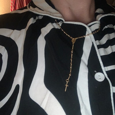 Pearl Rosary Necklace, Gold Rosary Necklaces ,catholic Jewelry Plain ...