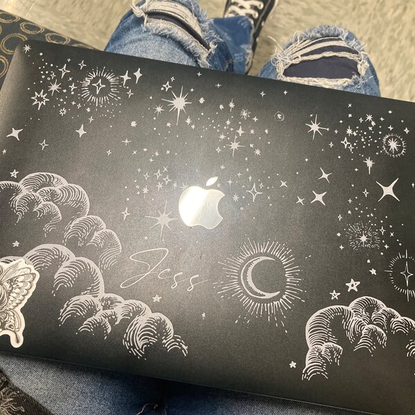 MacBook Case Blue Bows Cute Aesthetic MacBook Pro 13 MacBook Air 13 M2 ...