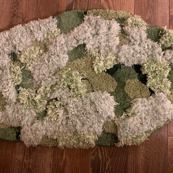 Custom Thick Moss Rug,turfted Wool Rug ,foerest Artificial Area Rug ...