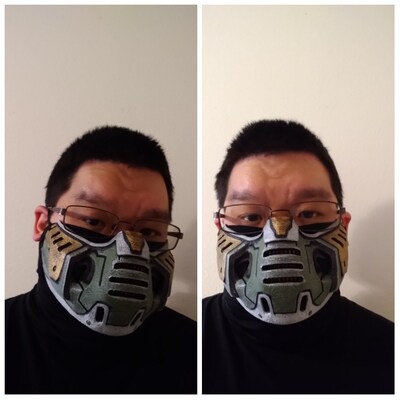 Doom Mask: Video Game Replica, Custom Painted 3D Printed - Etsy