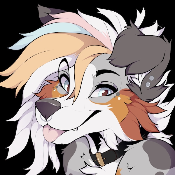 Furry Icon Fursona Emotes Furry Sticker Lines - Etsy