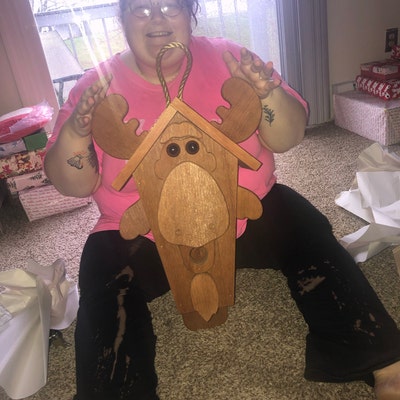 Gourd Birdhouse Knobby Gourd Hand Painted Apple Top Red - Etsy