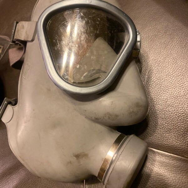 Military Romanian M74 Full Face Gas Mask W 40mm Filter & Carry Bag NATO ...