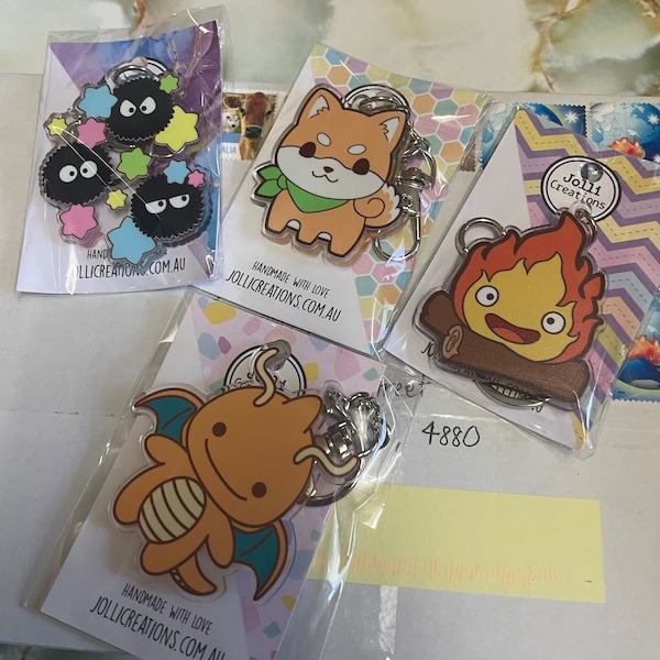 Ghibli Keyrings - Etsy