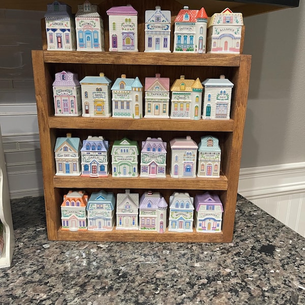 Lenox Spice Rack Shelf | Handmade Solid Wood Lenox Spice Rack Shelf ...